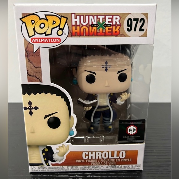 Other | Chrollo Hunter X Hunter Funko Pop Authentic 972 Protector | Poshmark